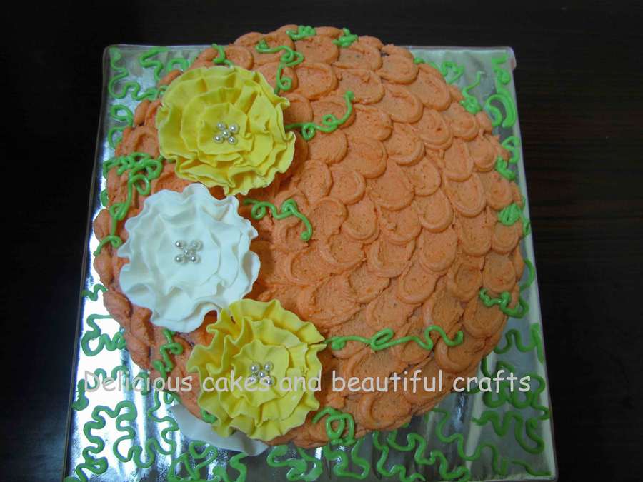 Petal Effect Cake - CakeCentral.com