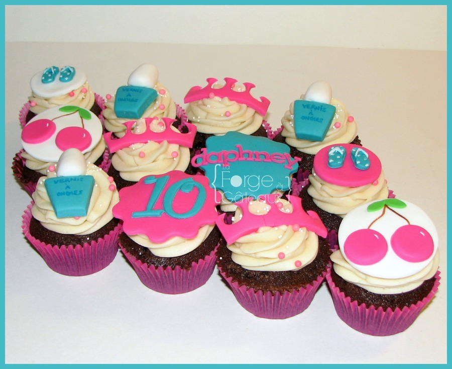 Spa Cupcakes - CakeCentral.com