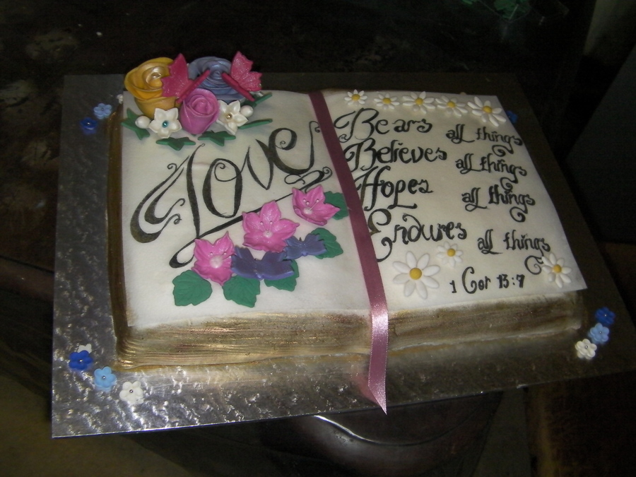 Bible Cake For An Anniversary - CakeCentral.com