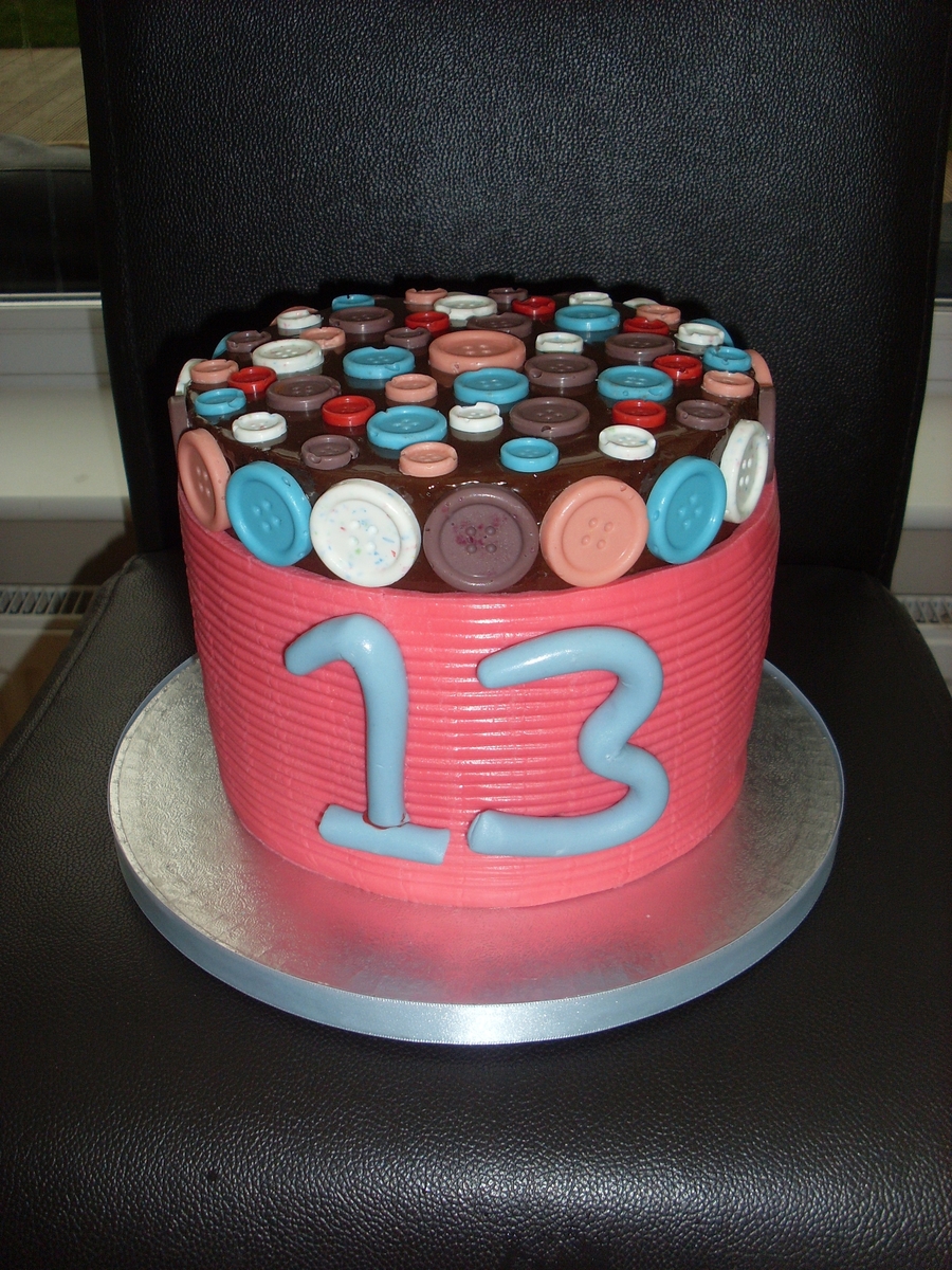 Button Cake - CakeCentral.com