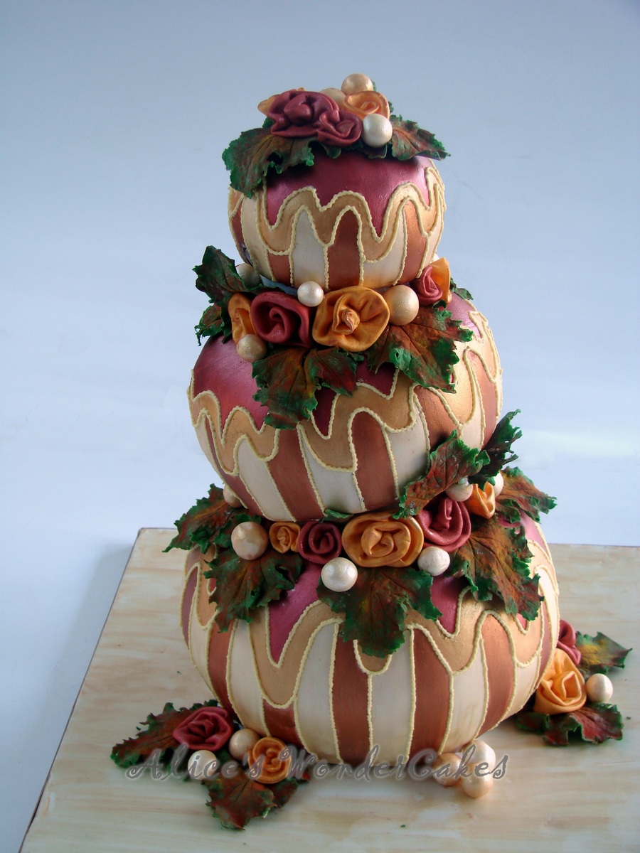 Colette Cake In Autumn Style - CakeCentral.com