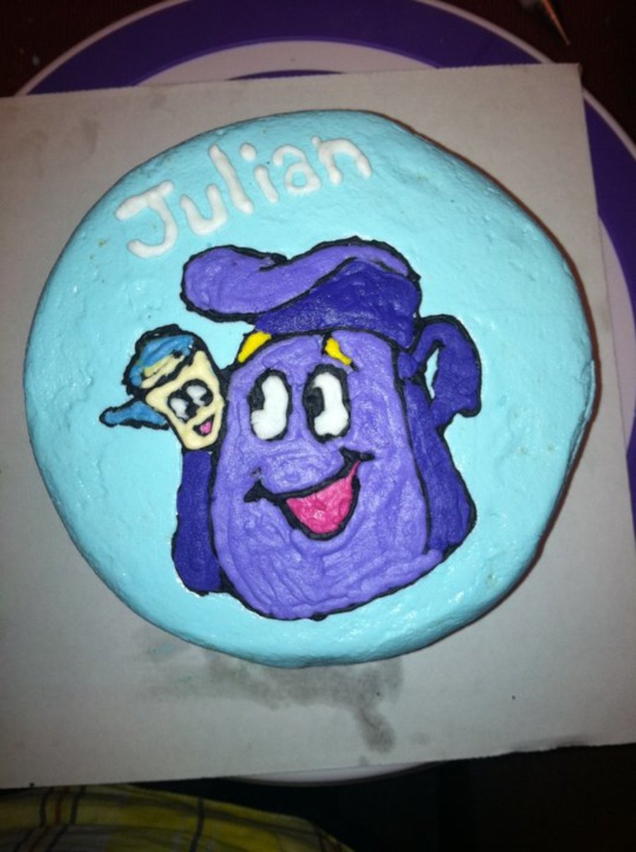 Dora The Explorer Backpack And Map Smash Cake - CakeCentral.com