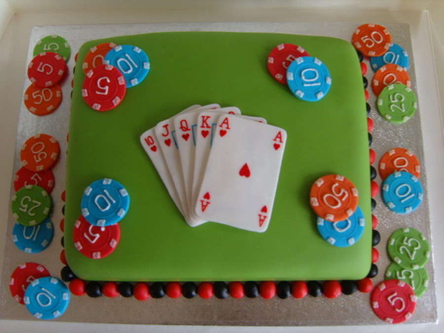 Poker Hand - CakeCentral.com