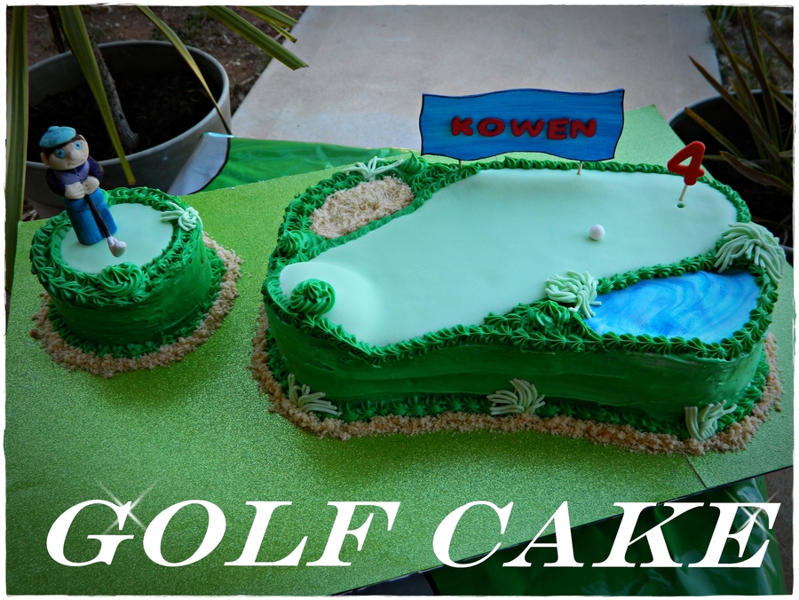 Golf Course Cake - CakeCentral.com