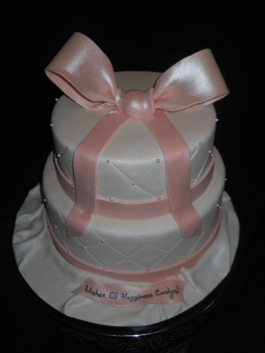 Pink Bow - CakeCentral.com