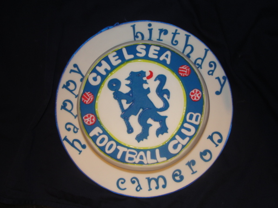 Chelsea Football Club Cake - CakeCentral.com