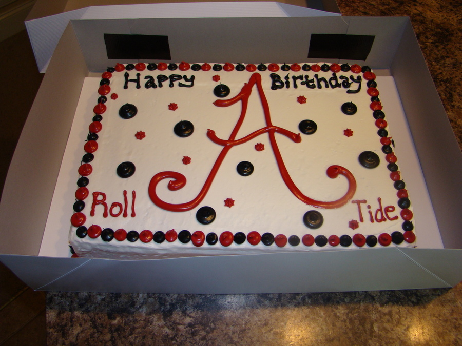 Alabama Birthday Cake - CakeCentral.com