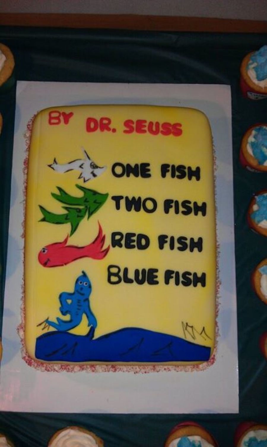 One Fish Two Fish Storybook Cake - CakeCentral.com