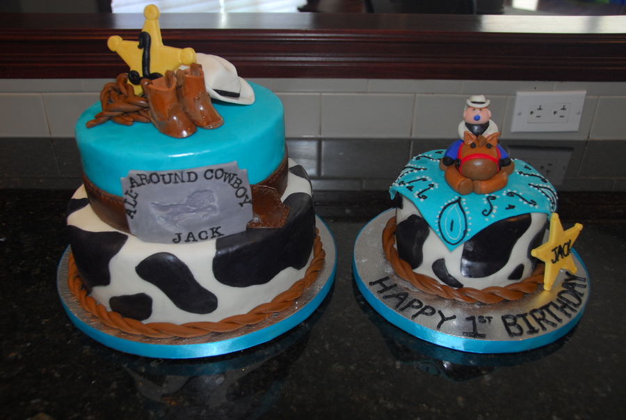Cowboy 1St Birthday Cake - CakeCentral.com
