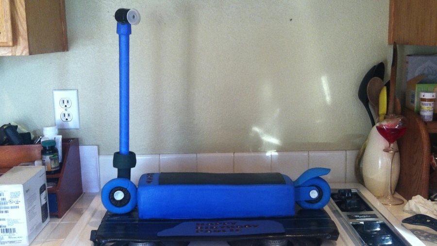 3D Kids Scooter Cake - CakeCentral.com