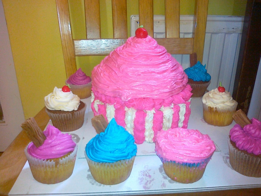 Giant Cupcake - CakeCentral.com