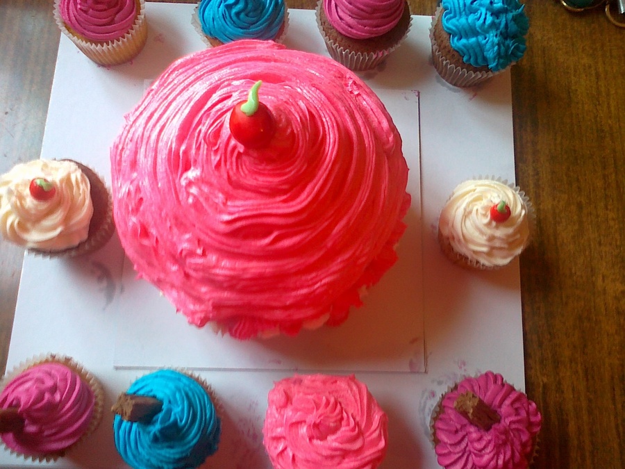 Giant Cupcake - CakeCentral.com