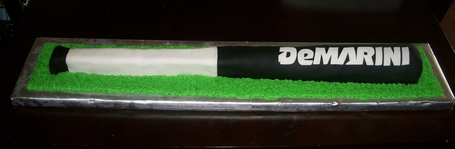 Baseball Bat Cake - CakeCentral.com