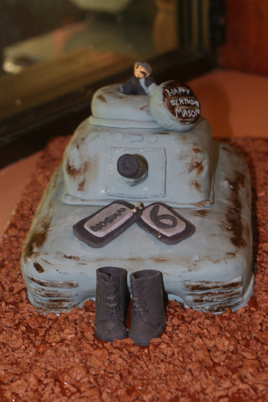 Army Tank Cake - CakeCentral.com