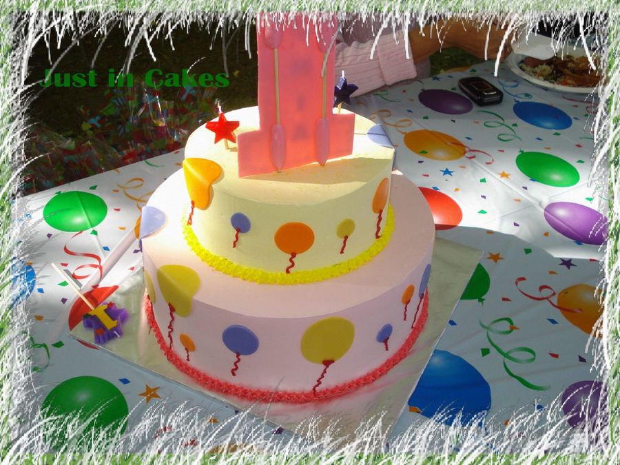 Ballons Cake - CakeCentral.com