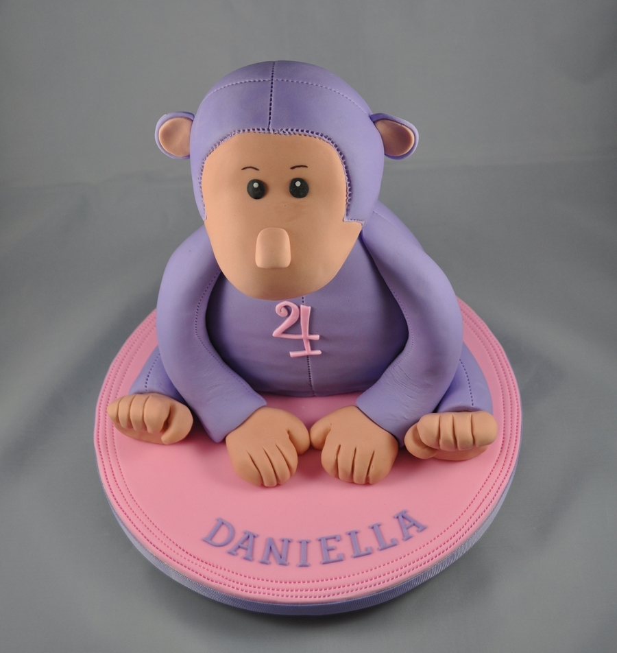 Cute Monkey Cake - CakeCentral.com