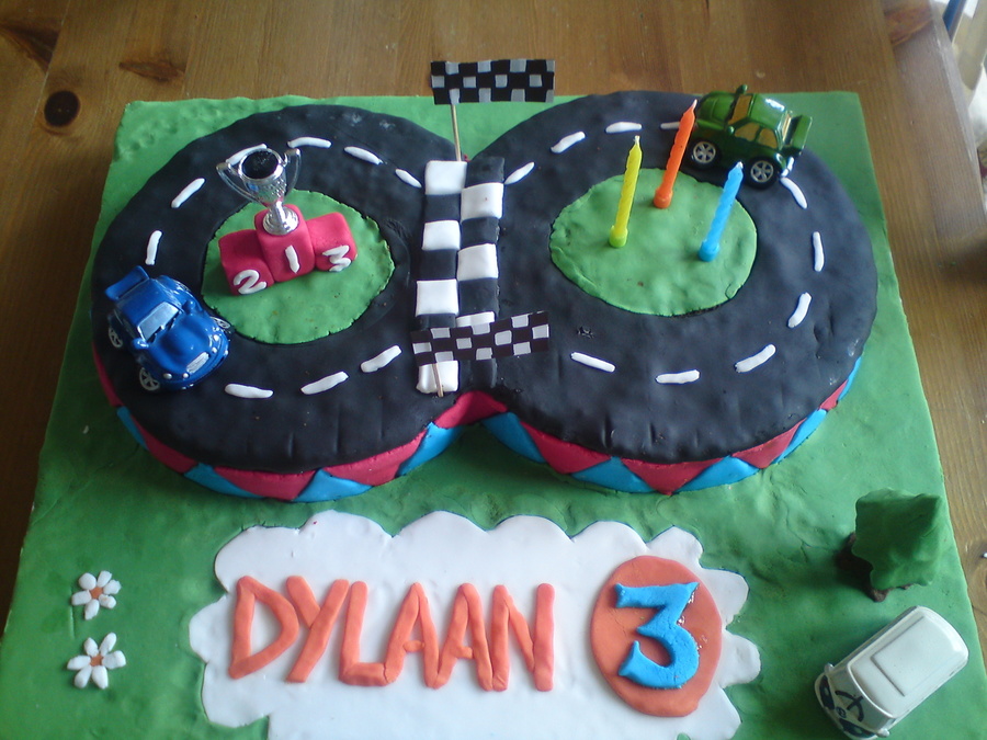 Cars Grand Prix Birthday Cake - CakeCentral.com