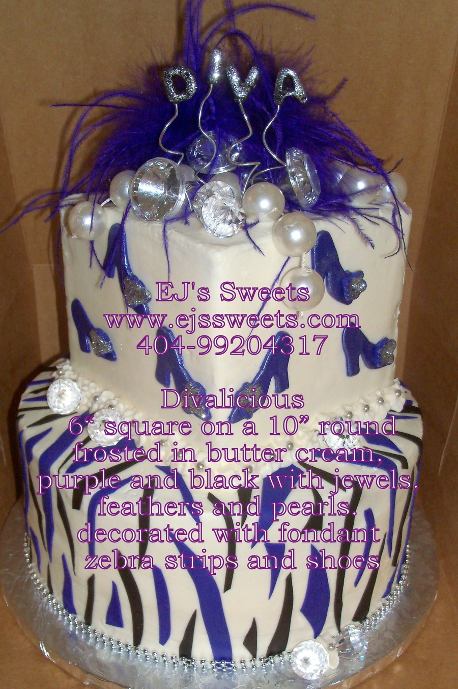 Purple Diva - CakeCentral.com