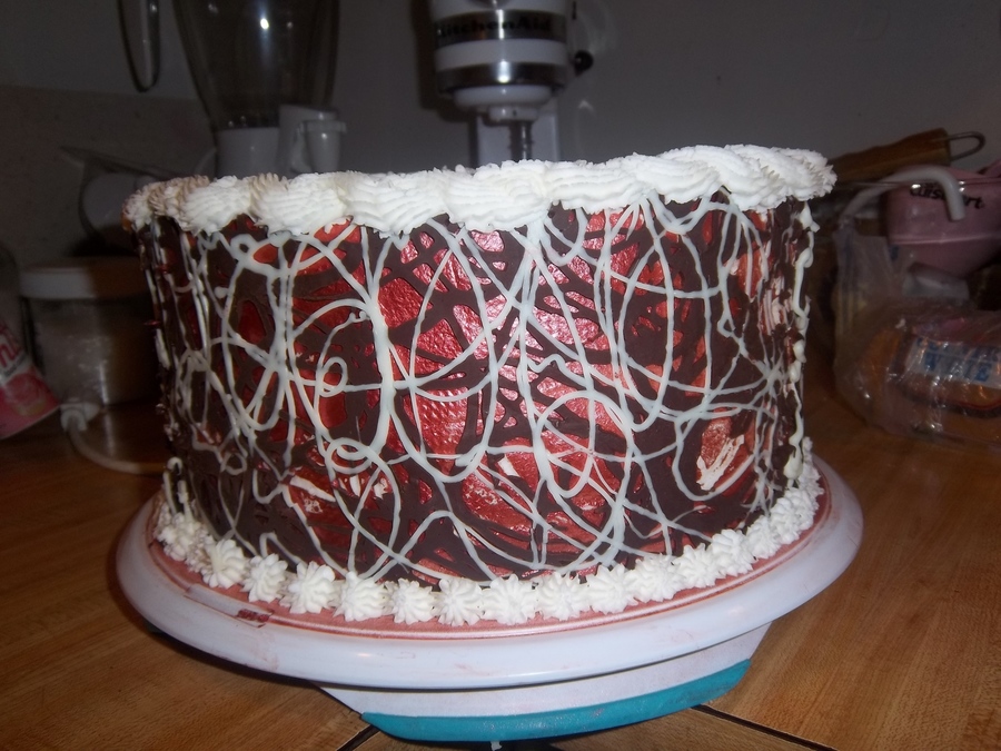 First Time Trying Chocolate Wrap - CakeCentral.com