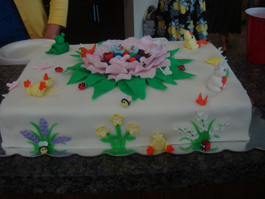 Easter Flowers - CakeCentral.com