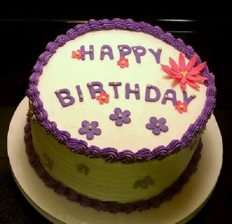 Basic Birthday Cake - CakeCentral.com