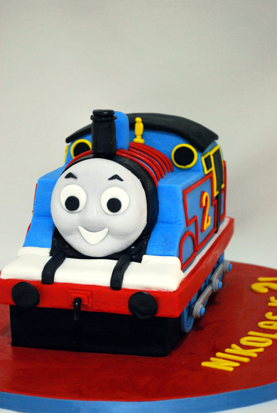 3D Thomas Cake - CakeCentral.com