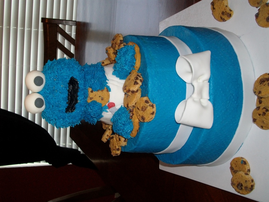 1 Yr Old Cookie Monster Cake And Smash Cake