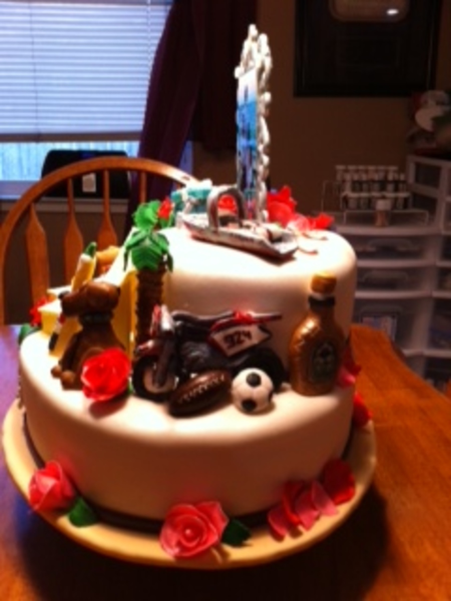 Personalized Anniversary Cake - CakeCentral.com