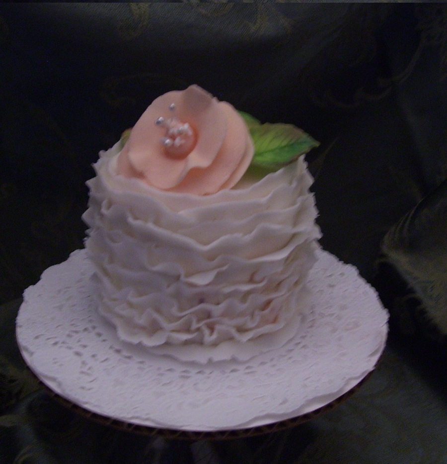Practice Frills With Rolled Fondant - CakeCentral.com