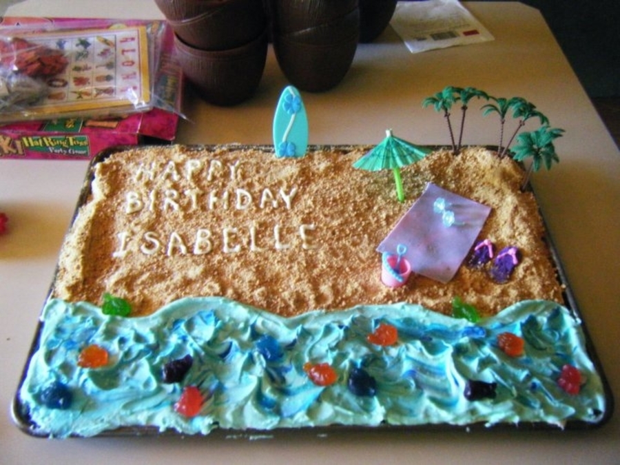 Beach Scene - CakeCentral.com