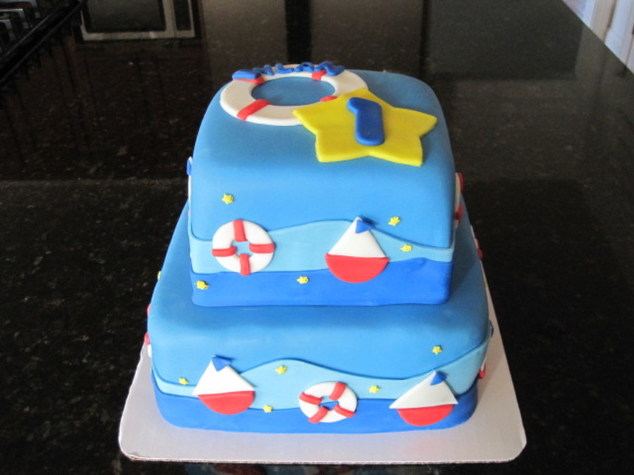 Sailboat Lifesaver Cake - CakeCentral.com