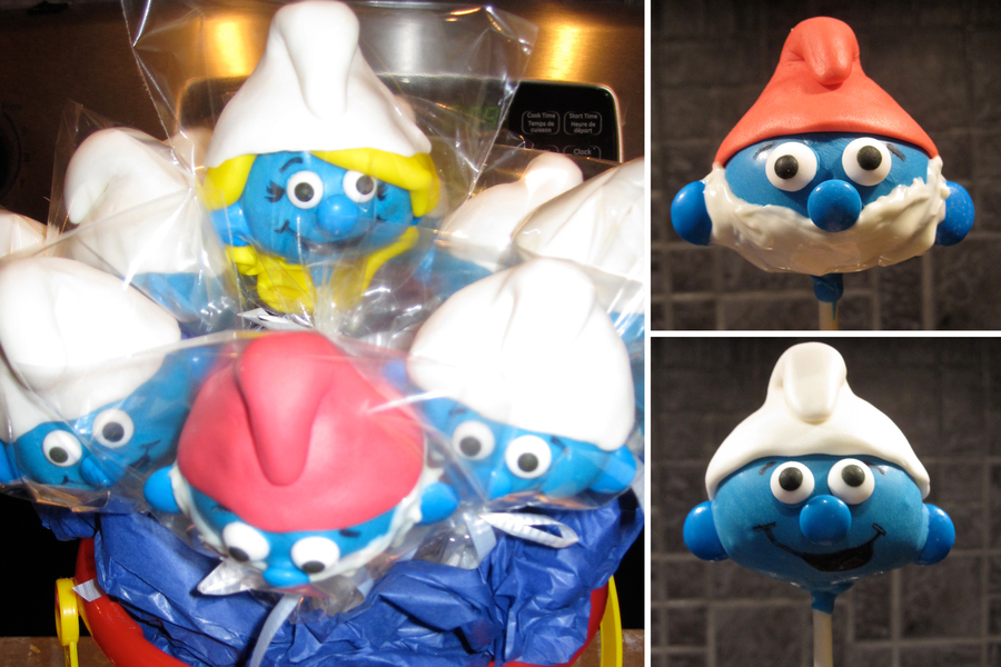 Smurf Cake Pops - CakeCentral.com