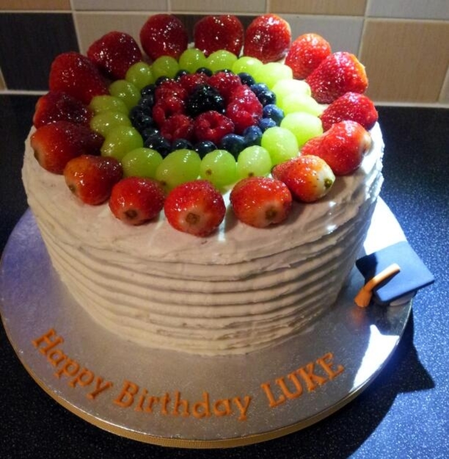 Eggless Birthday Cake CakeCentral
