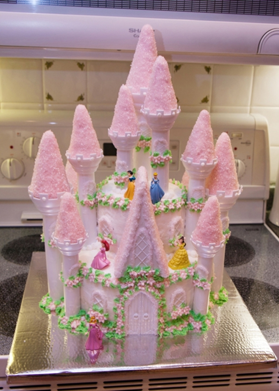 Princess Castle Cake - CakeCentral.com