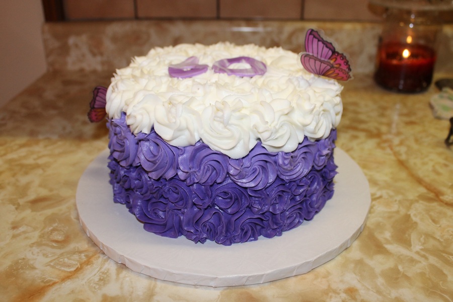 Ombré Cake - CakeCentral.com