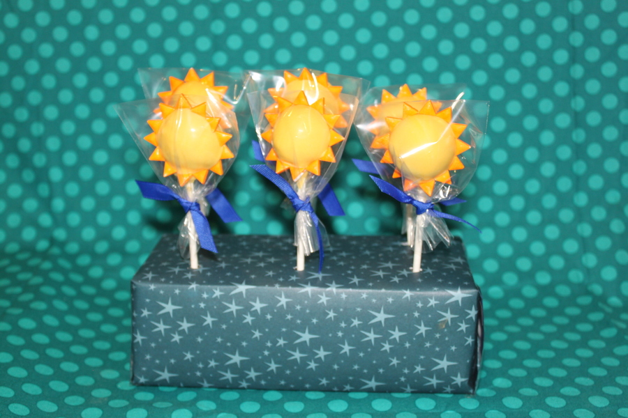 Sun Cake Pops - CakeCentral.com