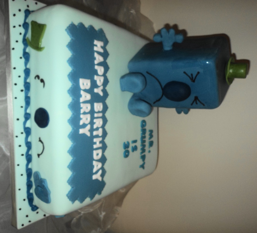 Mr Grumpy Cake - CakeCentral.com