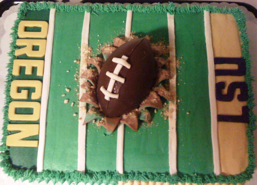 3D Football Cake CakeCentral 3d-football-cake-cakecentral