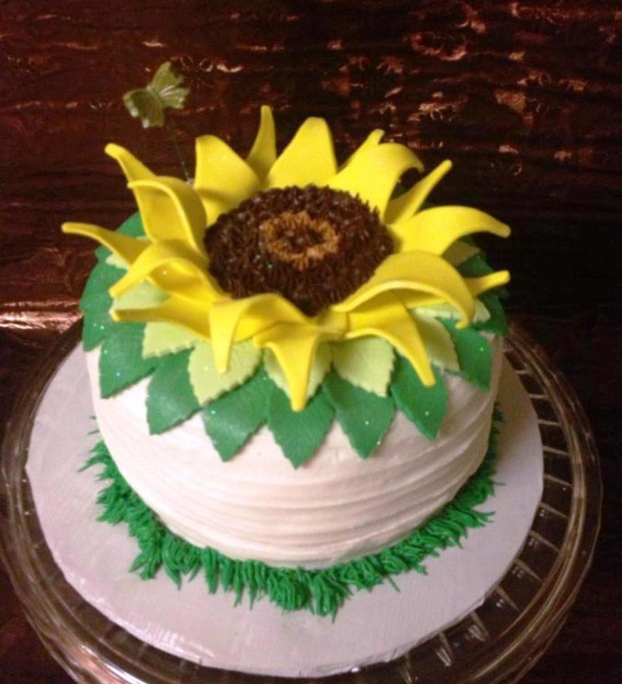 Sunflower Cake - CakeCentral.com