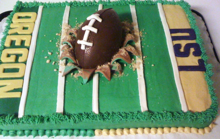 3D Football Cake CakeCentral 3d-football-cake-cakecentral