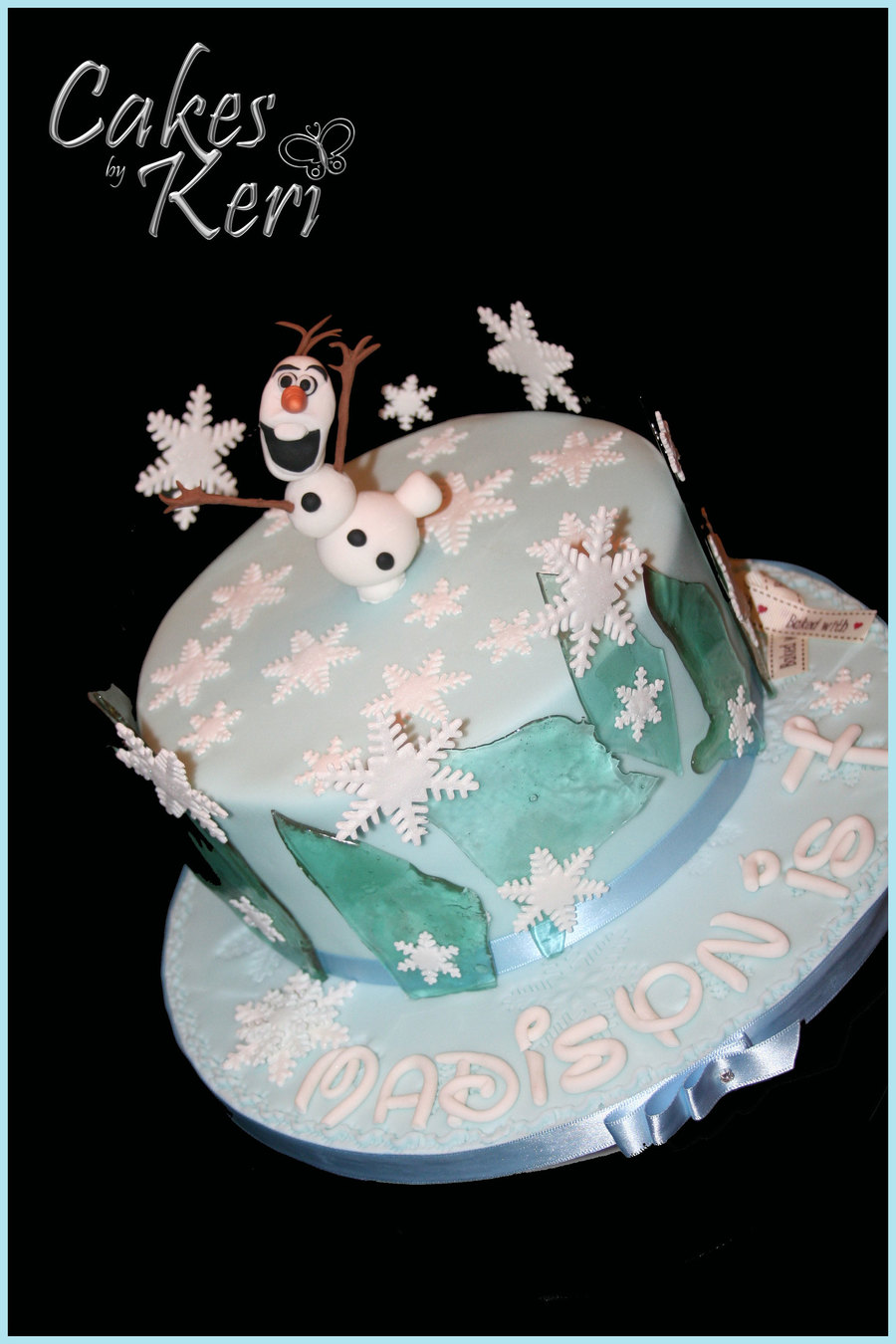 Olaf Frozen Cake 2 - CakeCentral.com