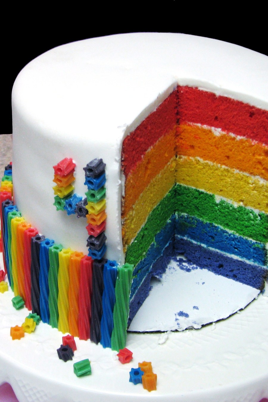 Ella's Rainbow Cake - CakeCentral.com