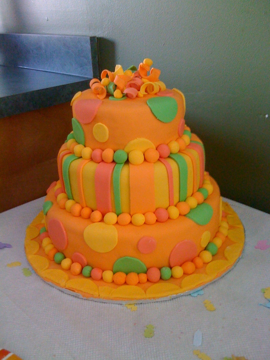 Colours Explosion - CakeCentral.com
