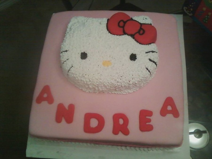Hello Kitty Face - CakeCentral.com