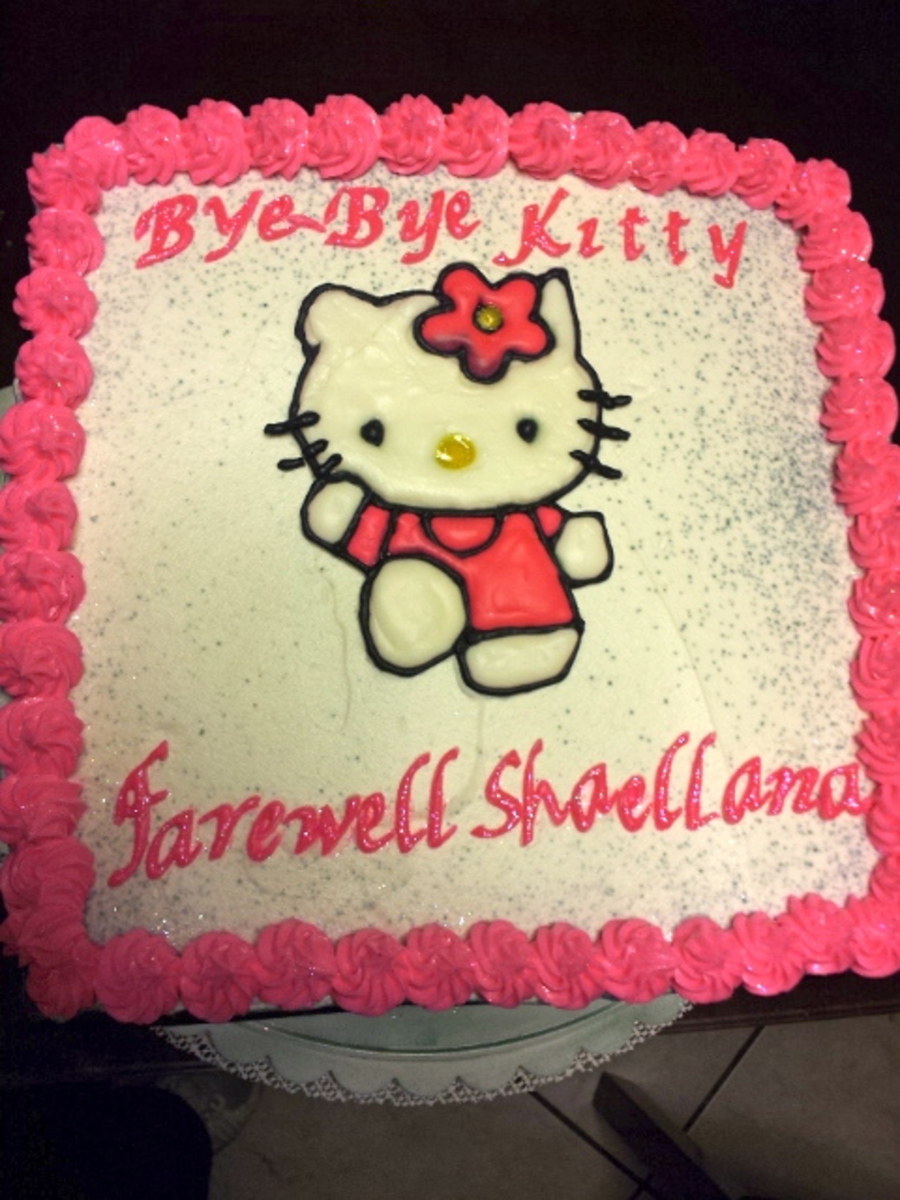 Bye-Bye Kitty - CakeCentral.com