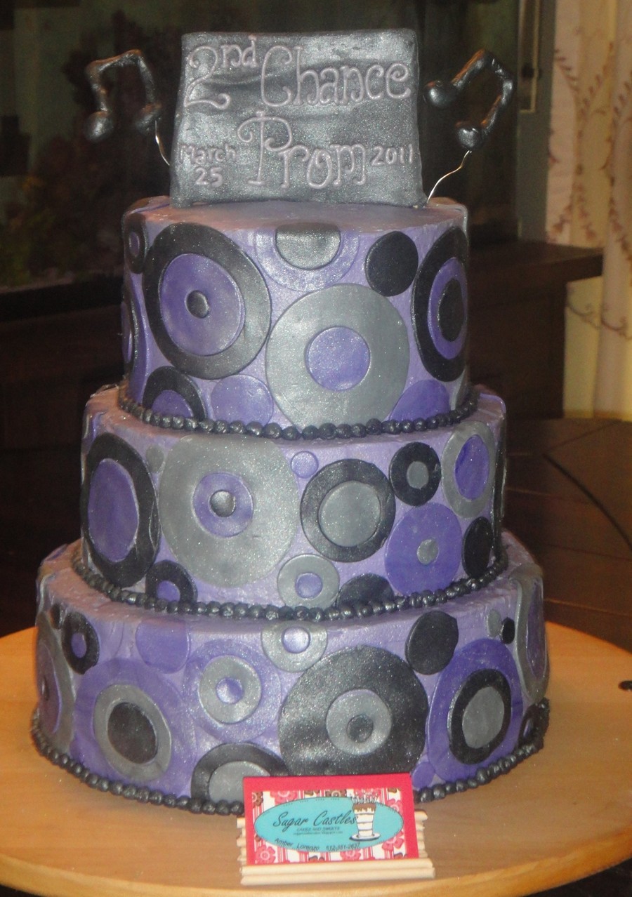 Purple 2Nd Chance Prom Cake - CakeCentral.com