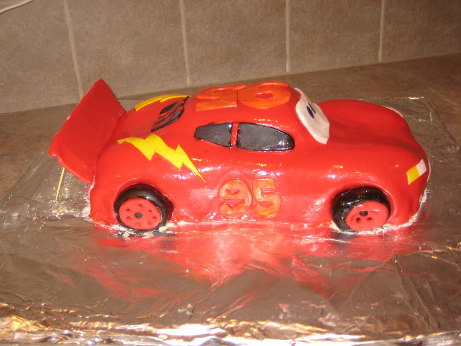 Lighting Mcqueen Cake - CakeCentral.com
