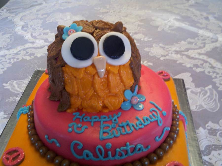 Hippie Chick Birthday Cake - CakeCentral.com