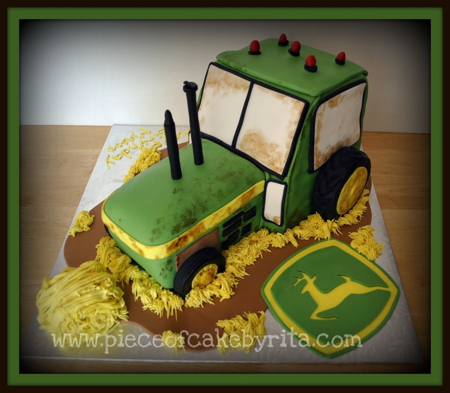John Deere Tractor - CakeCentral.com