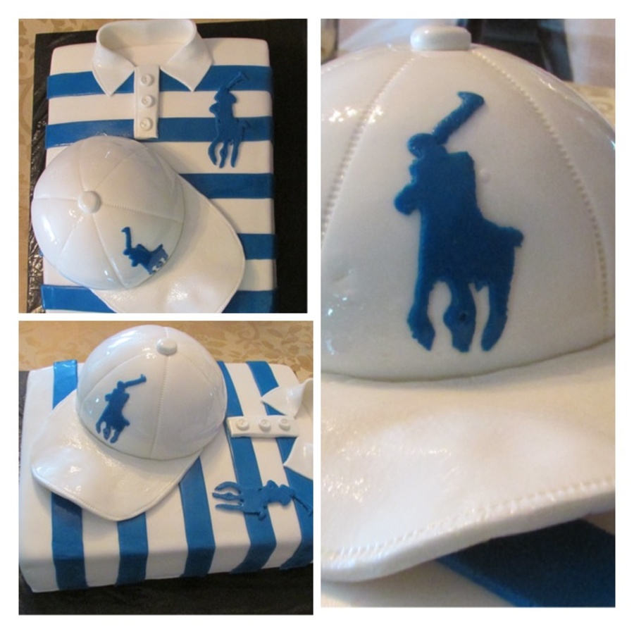 Polo Shirt And Cap Cake - CakeCentral.com